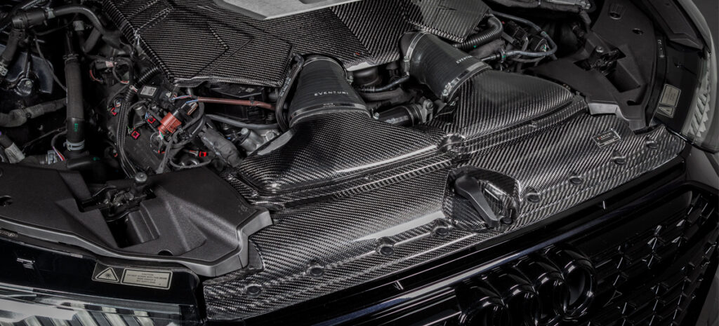 Eventuri 2019-2023 Audi RS7 Gloss Carbon Fiber Cold Air Intake System ...