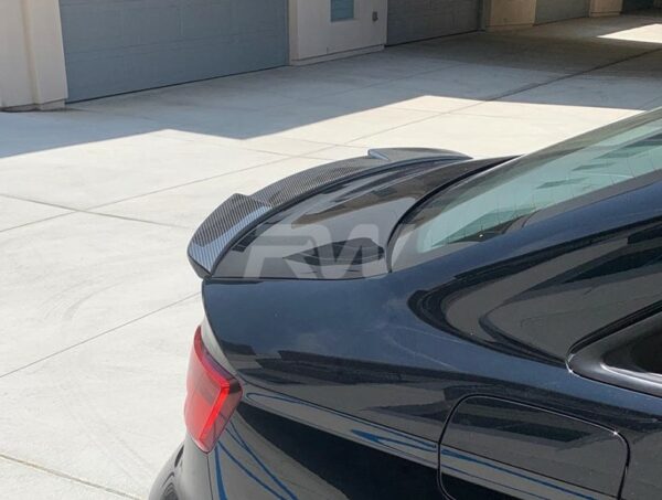 RW Carbon 2015-2023 Audi 8V A3/S3/RS3 Carbon Fiber Trunk Spoiler ...