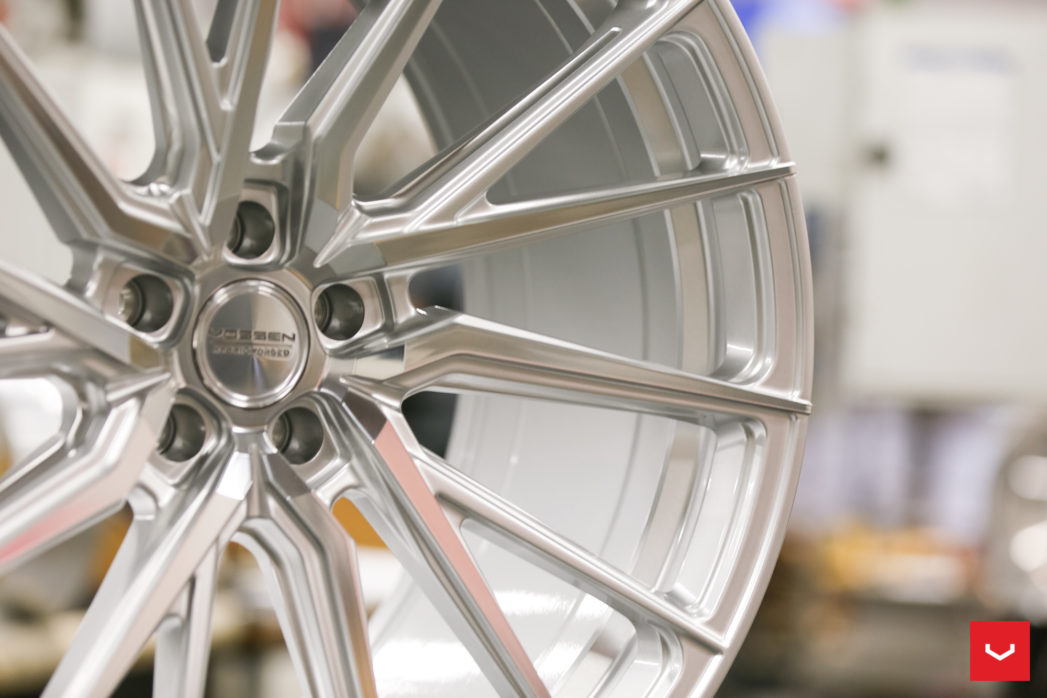 Vossen HF-4T 20×9 5×120 +35 Gloss Black With Machined Spoke RIGHT Wheel ...