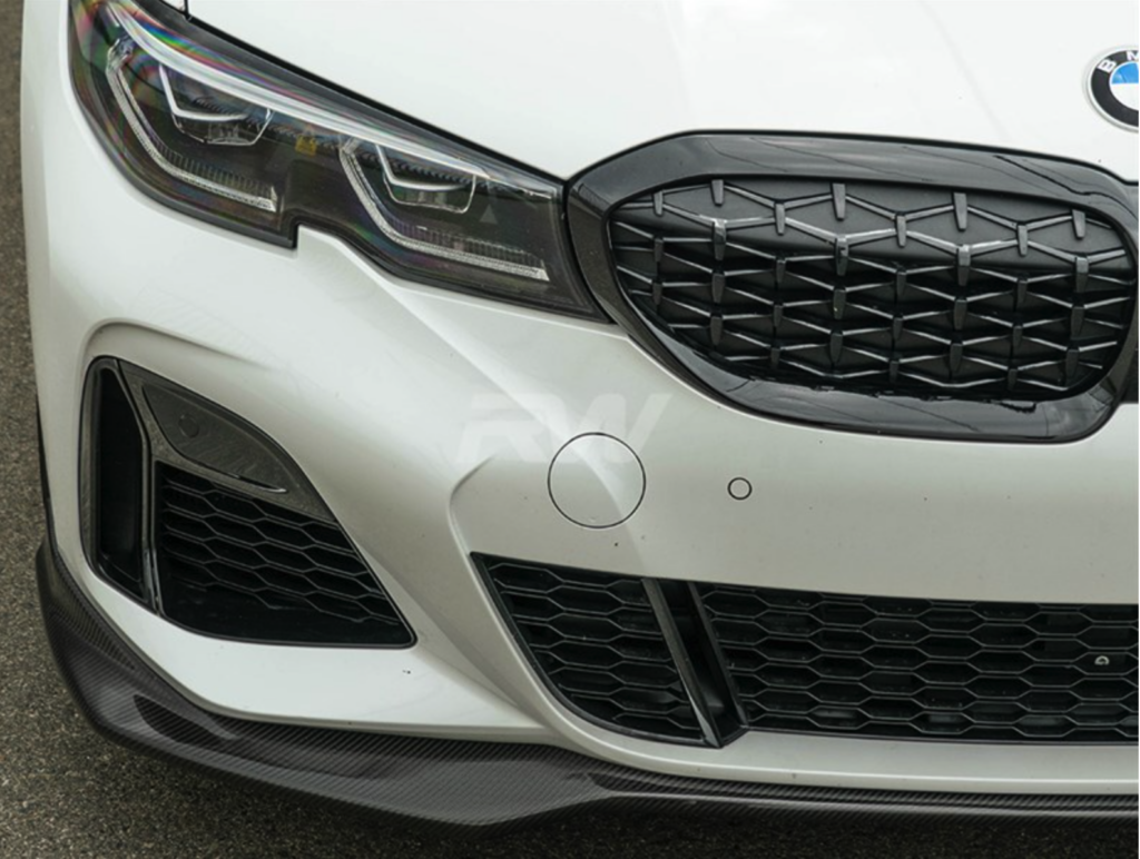 RW Carbon 2019-2023 BMW (G20) M340i EC Style Carbon Fiber Front Lip ...